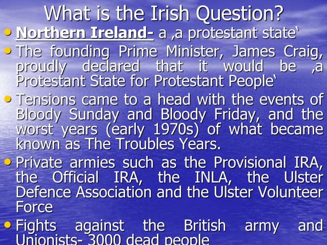 The irish question | PPT