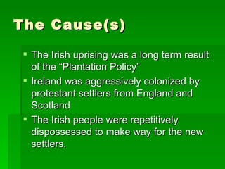 The irish uprising | PPT