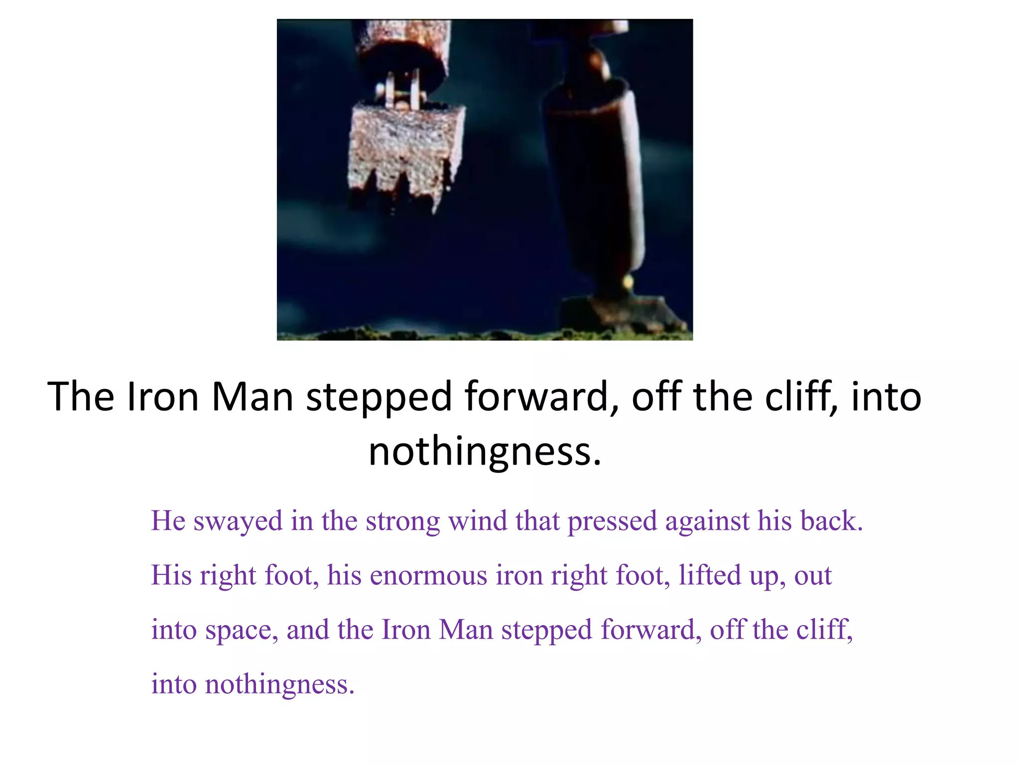 The iron man from storyboard to story intro | PPT