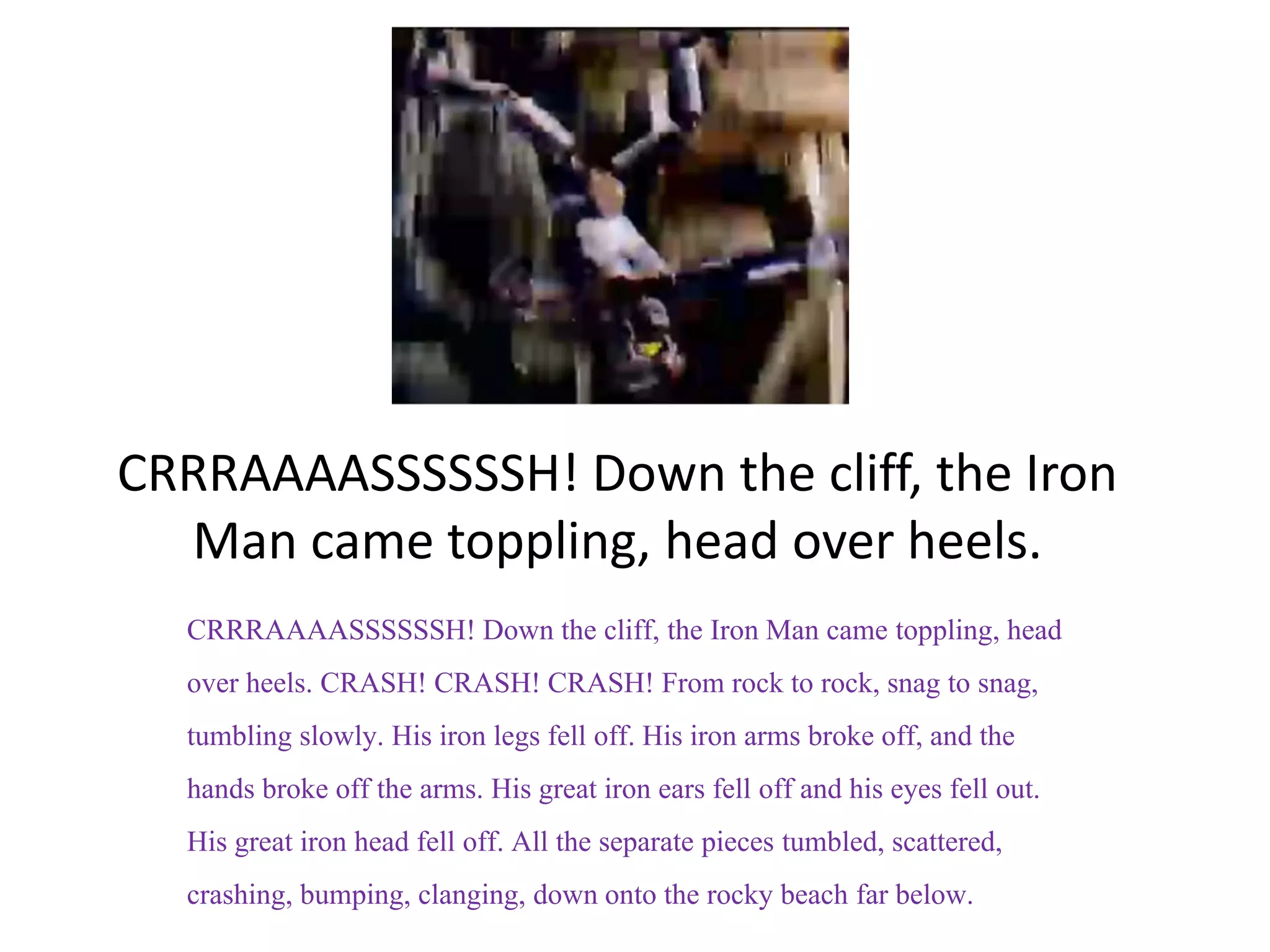 The iron man from storyboard to story intro | PPT