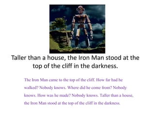 The iron man from storyboard to story intro | PPT