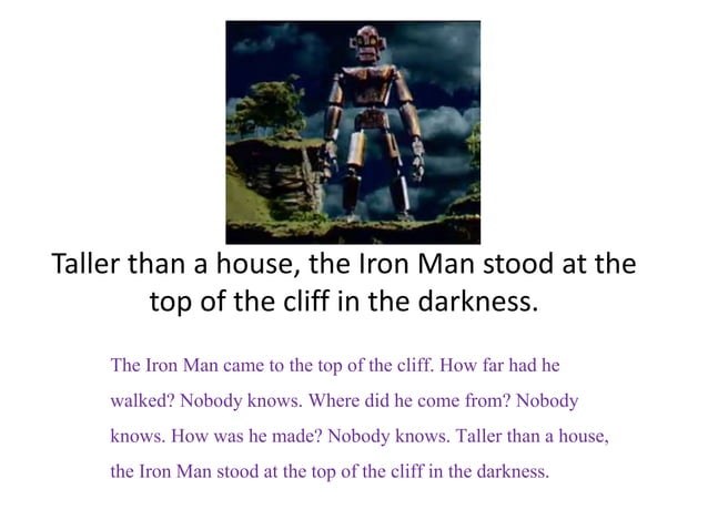 The iron man from storyboard to story intro | PPT