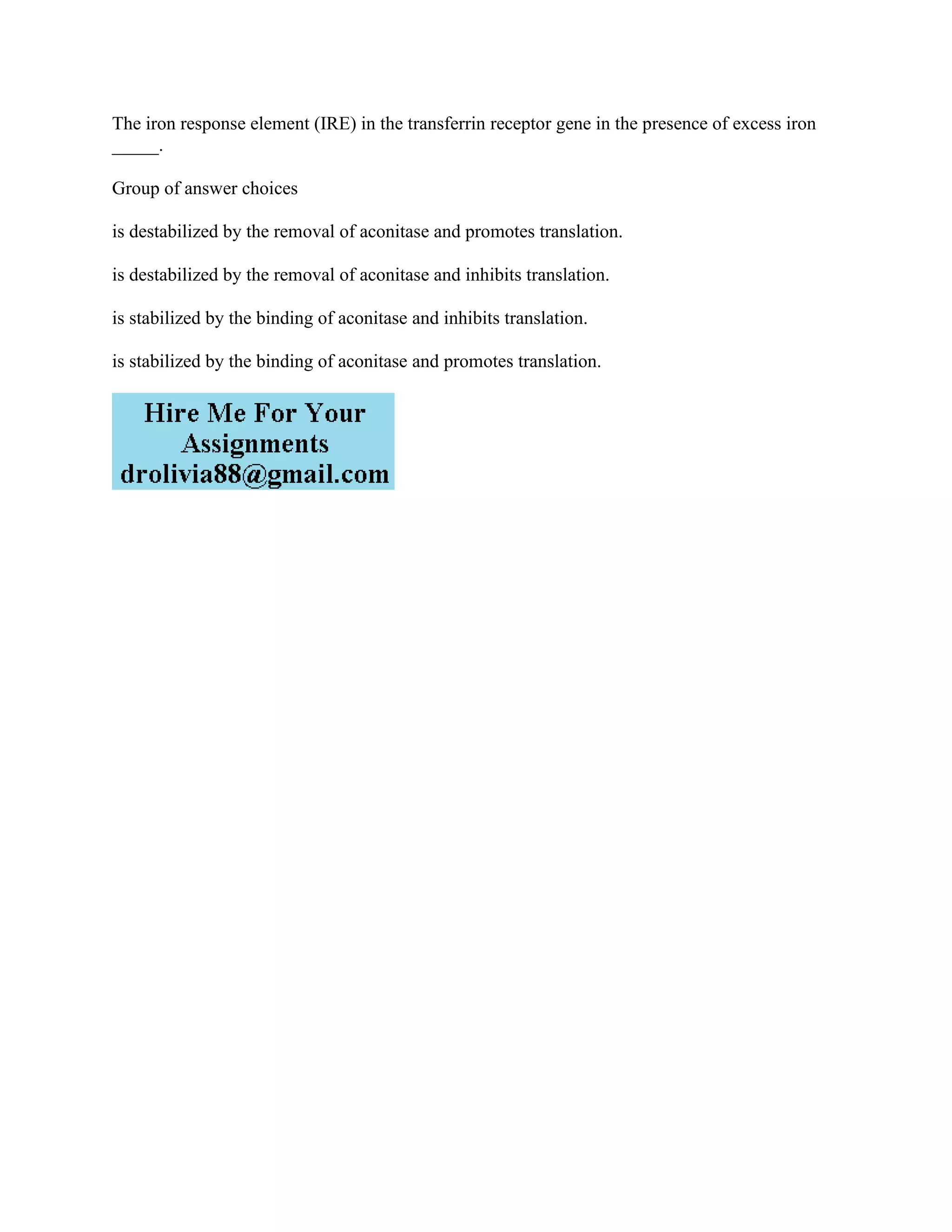 The iron response element (IRE) in the transferrin receptor gene in th.pdf