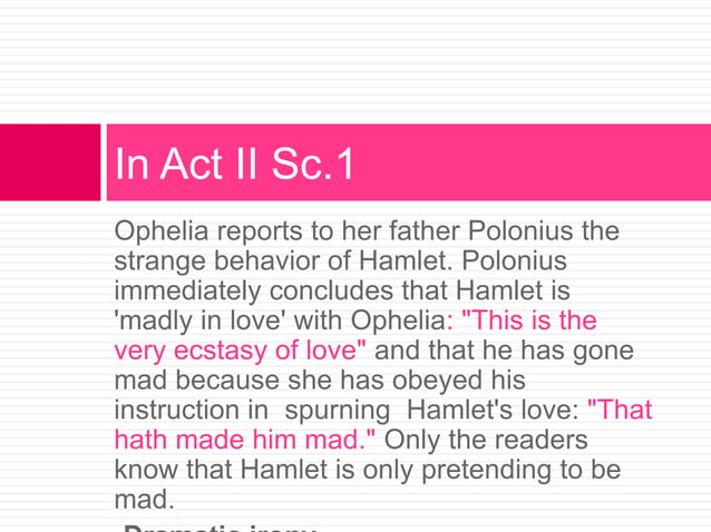 The irony in hamlet | PPT