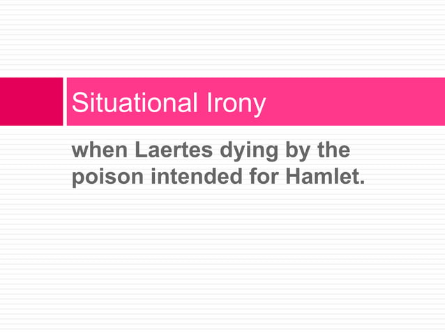 The irony in hamlet | PPT