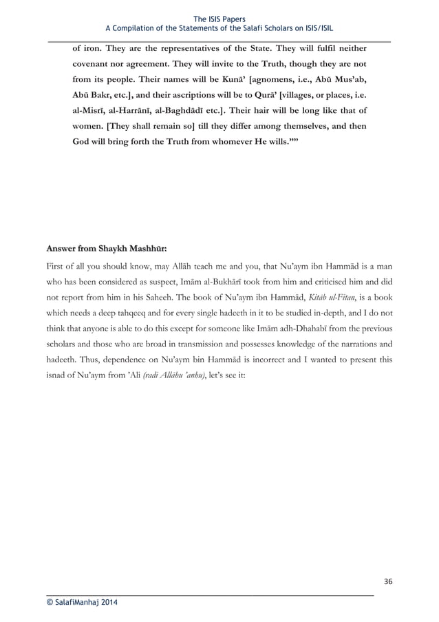 The ISIS Papers | PDF