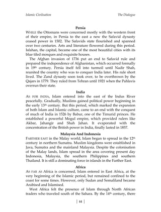 The islamic civilization | PDF