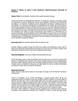 The islamic golden age of science ibnal-haytham | PDF