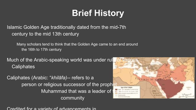 The islamic golden age | PPTX | Islam | Religion & Spirituality