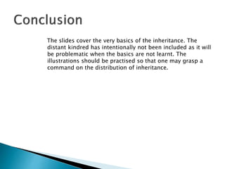 The basics of Islamic law of inheritance | PPTX | Islam | Religion ...