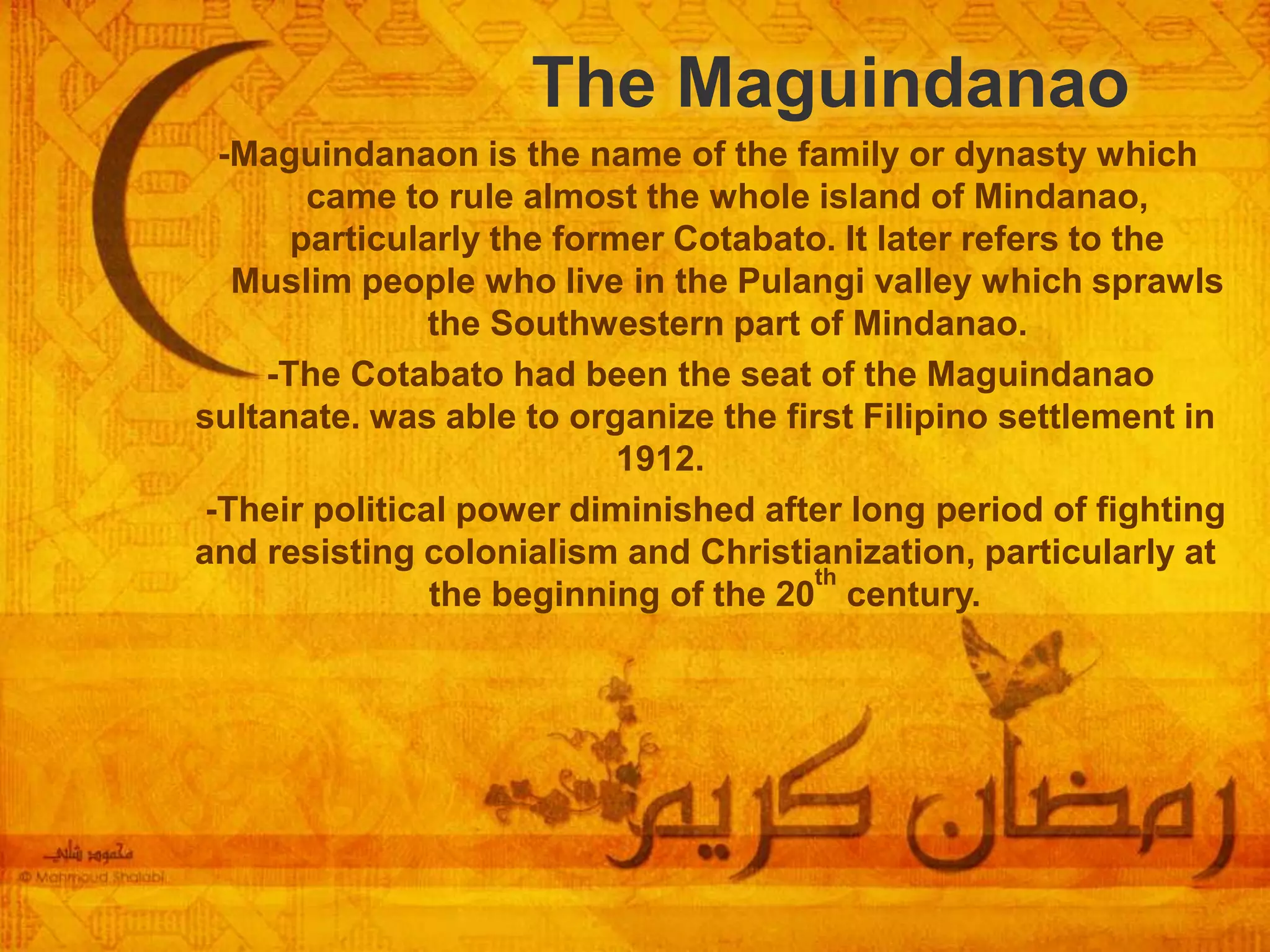The islamization of mindanao and sulu | PPTX