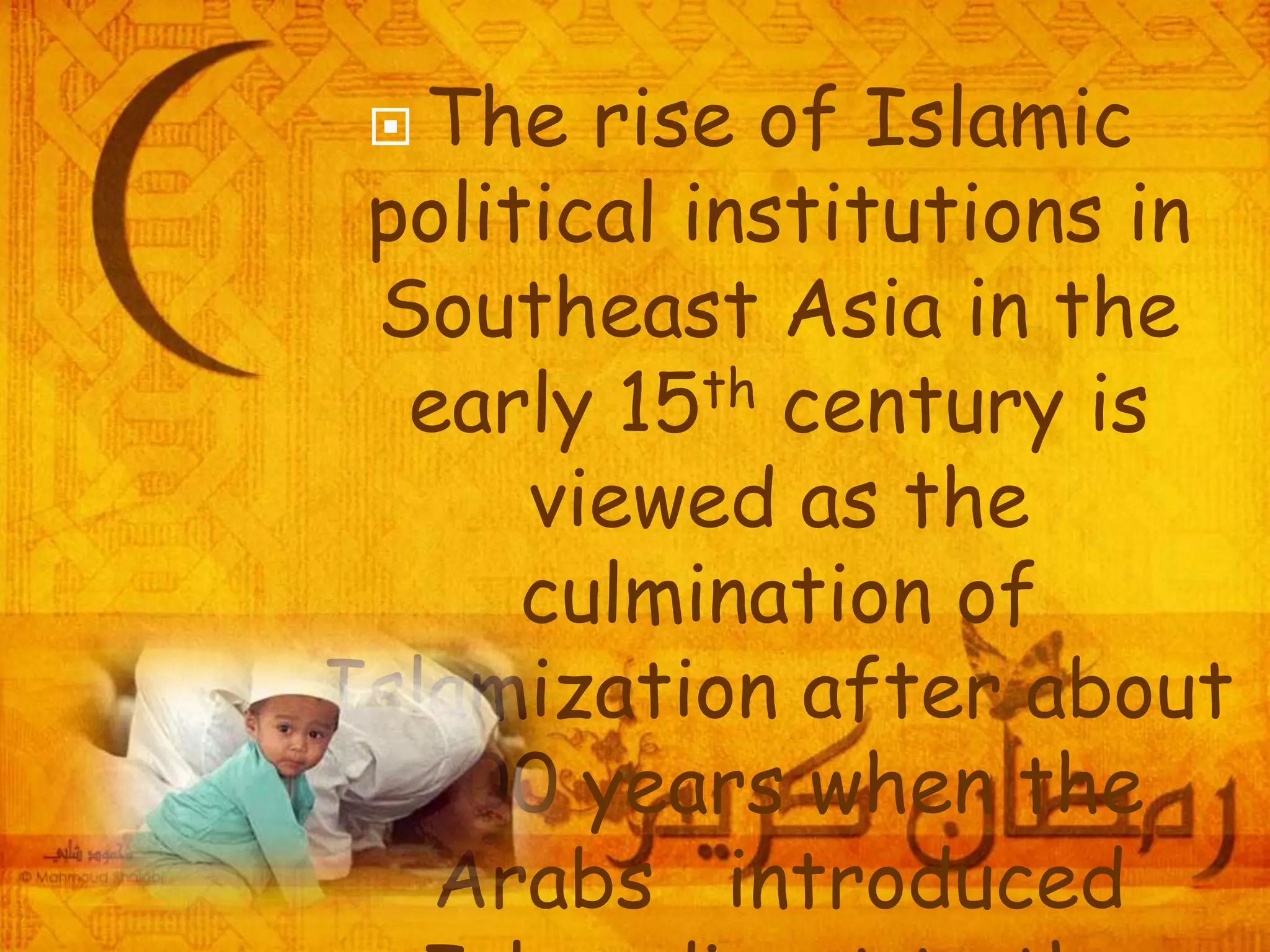The islamization of mindanao and sulu | PPTX