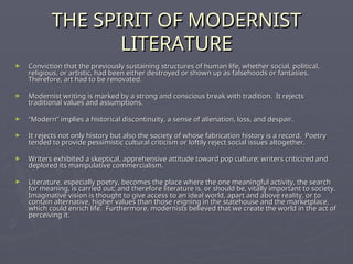 _ the ISM American Literature Modernism PowerPoint.ppt