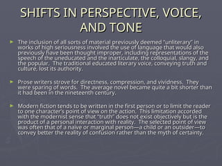 _ the ISM American Literature Modernism PowerPoint.ppt