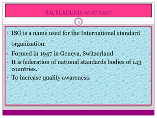 The iso 9000 series ppt | PPTX