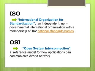The iso&osi reference model | PPT