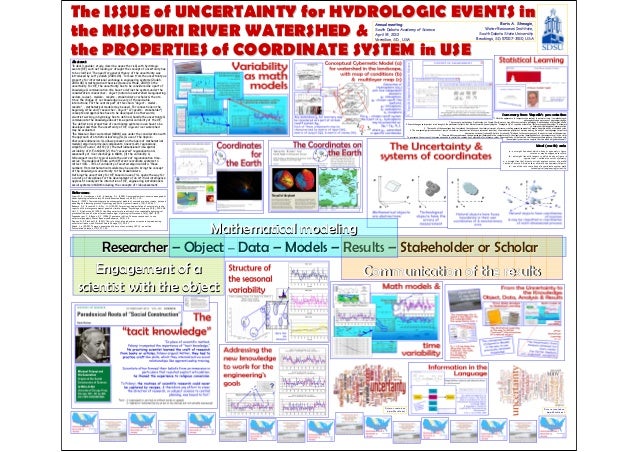 THE ISSUE OF UNCERTAINTY FOR HYDROLOGIC EVENTS IN THE MISSOURI RIVER