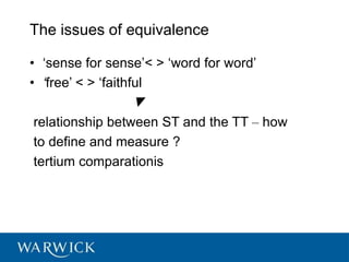 the_issues_of_equivalence_2008_Warwick sign.ppt