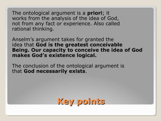 Theistic proofs for god | PPT