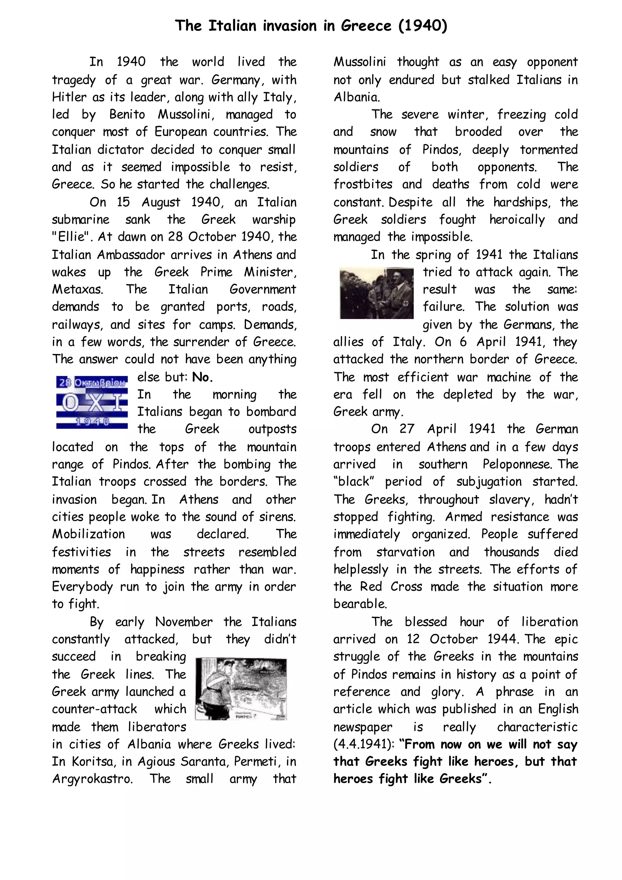 Lesson about Independence Day | PDF