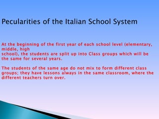 The italian school system | PPT