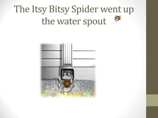 The itsy bitsy spider | PPTX