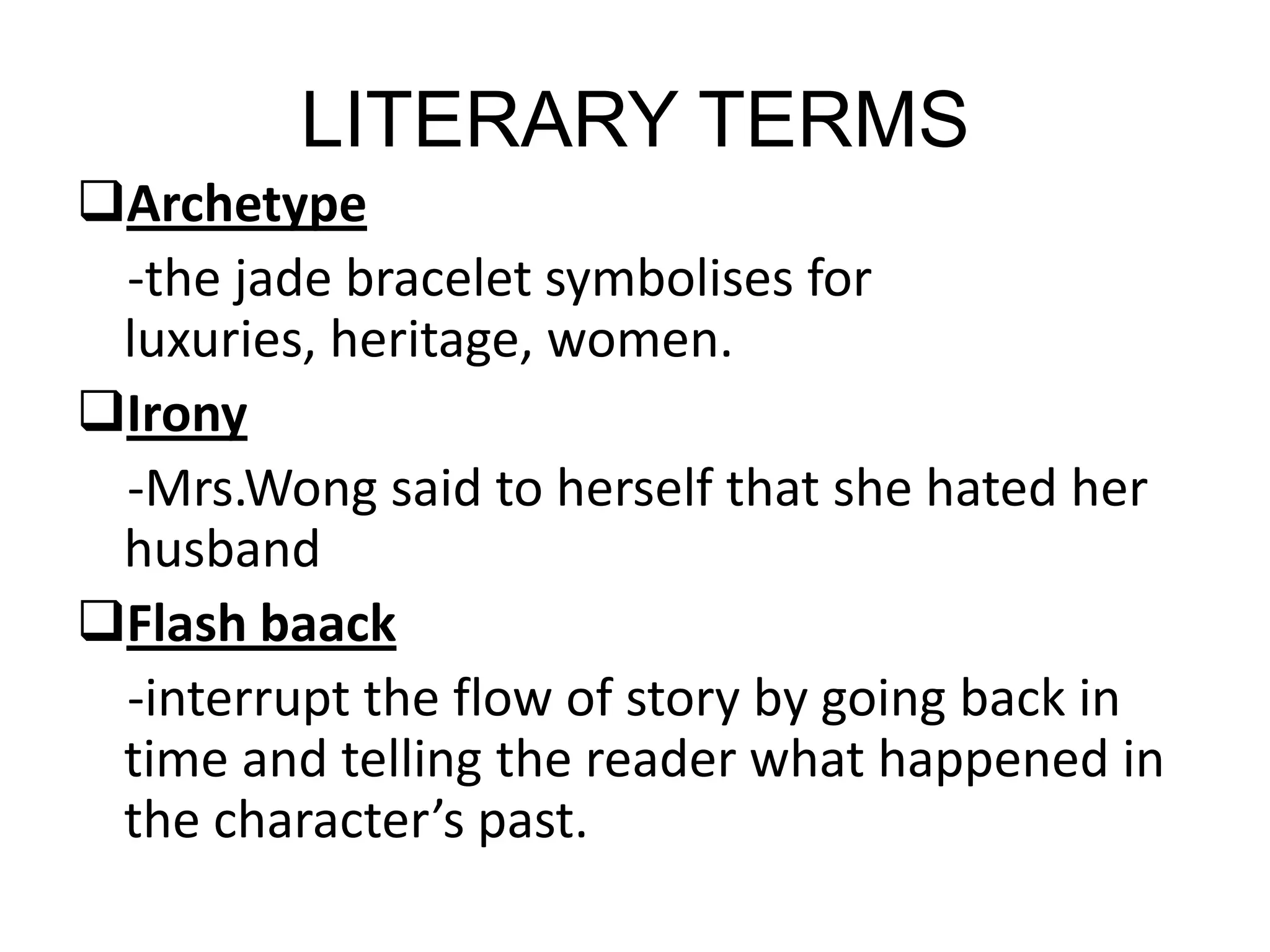 The jade bracelet | PPTX | Books and Literature