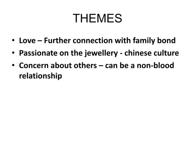 The jade bracelet | PPTX | Books and Literature