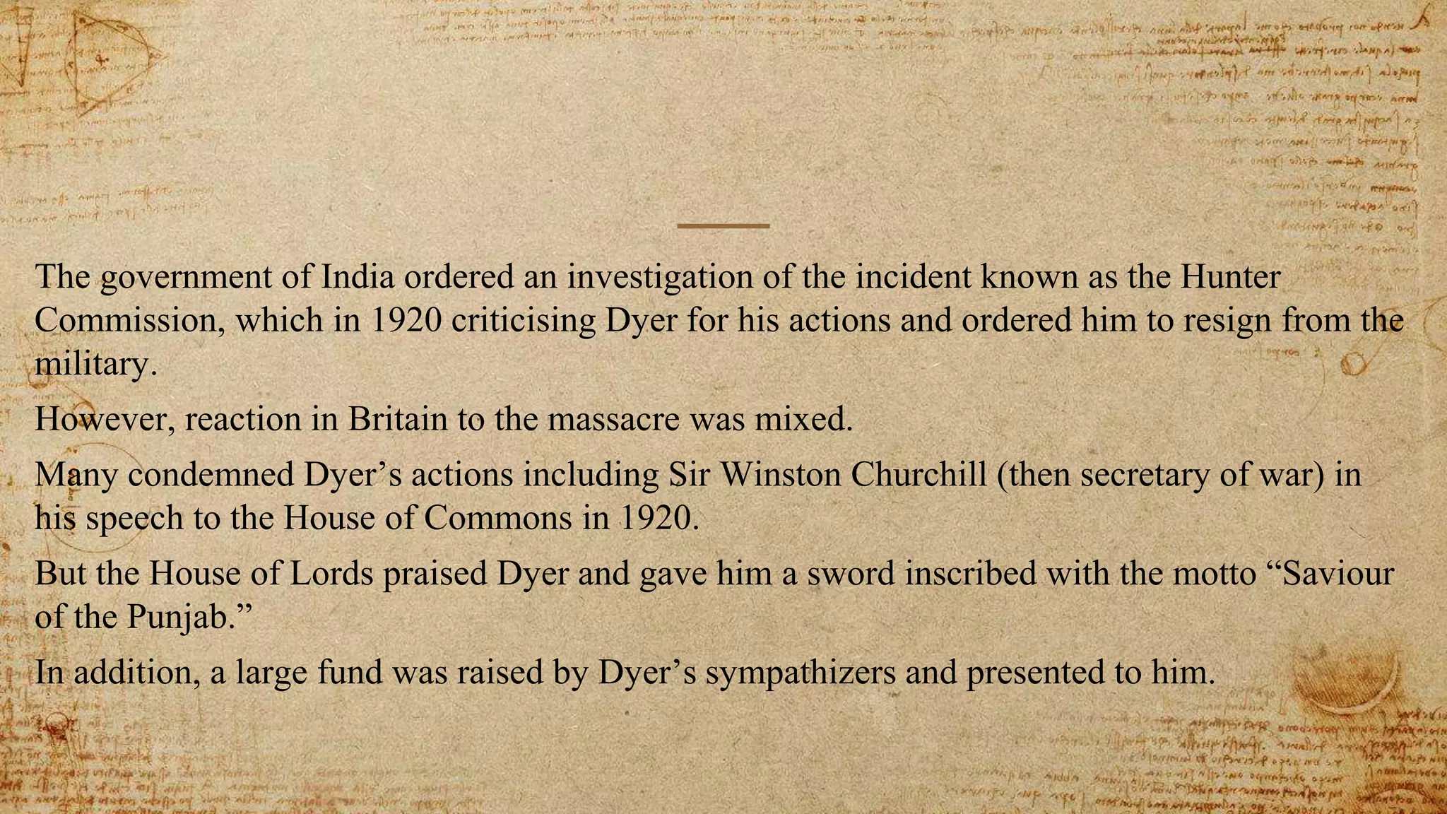 The jallianwala bagh massacre presentation | PPTX