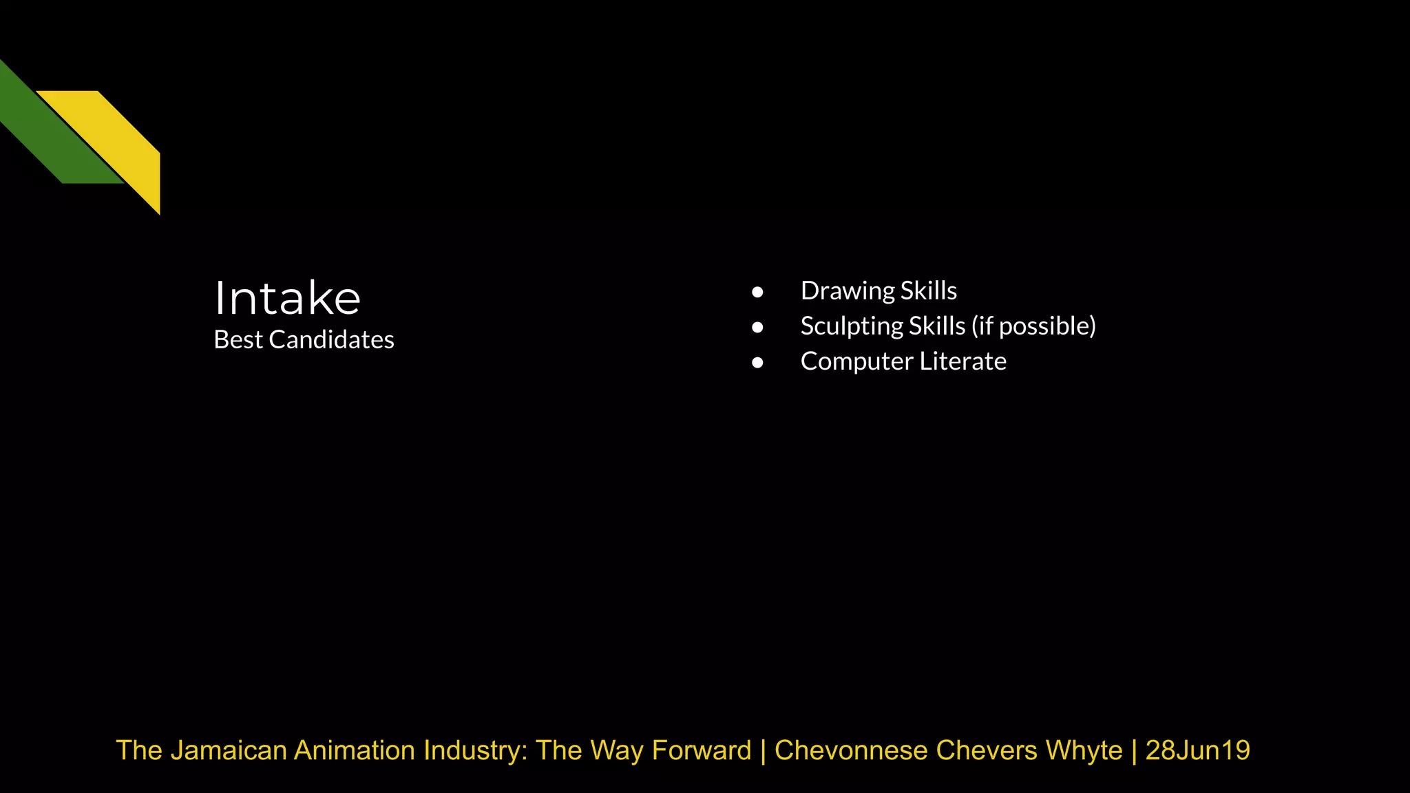 The Jamaican Animation Industry: The Way Forward | PDF