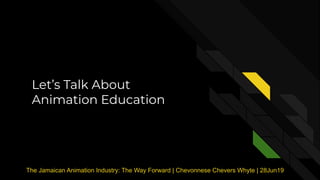 The Jamaican Animation Industry: The Way Forward | PDF