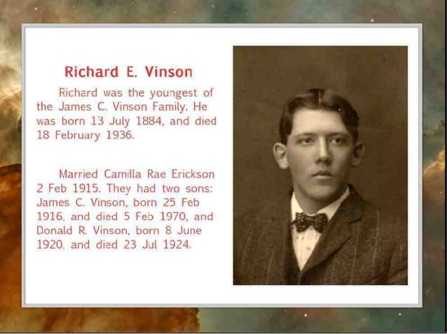 The James C. Vinson Family! | ODP
