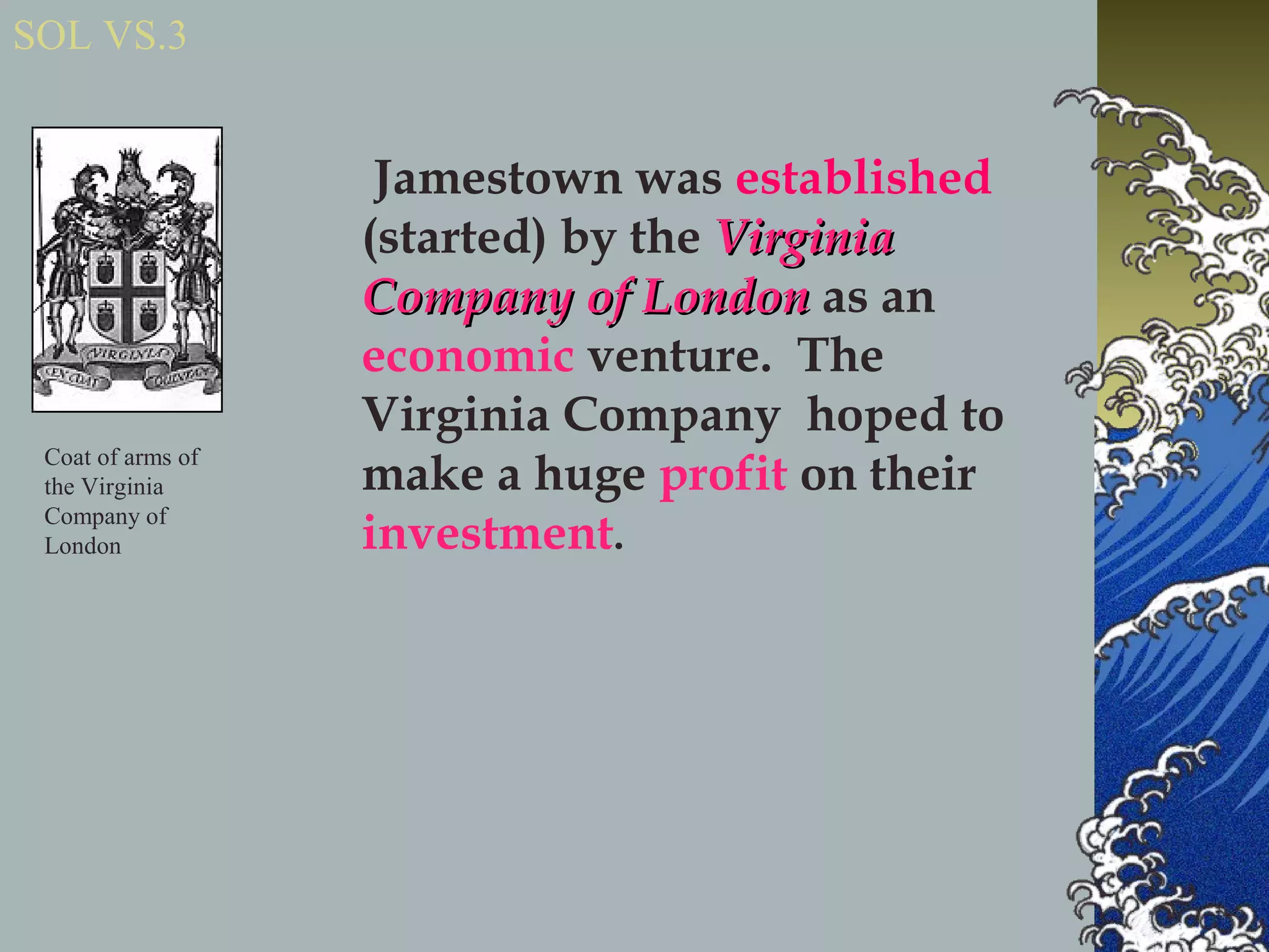 The jamestown colony | PPT
