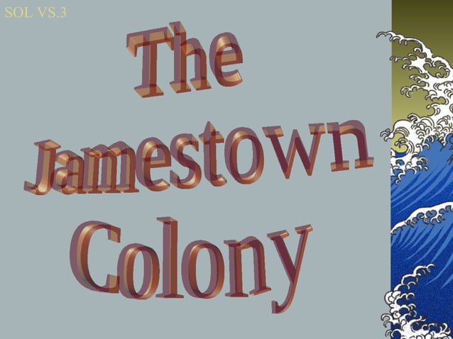 The jamestown colony | PPT