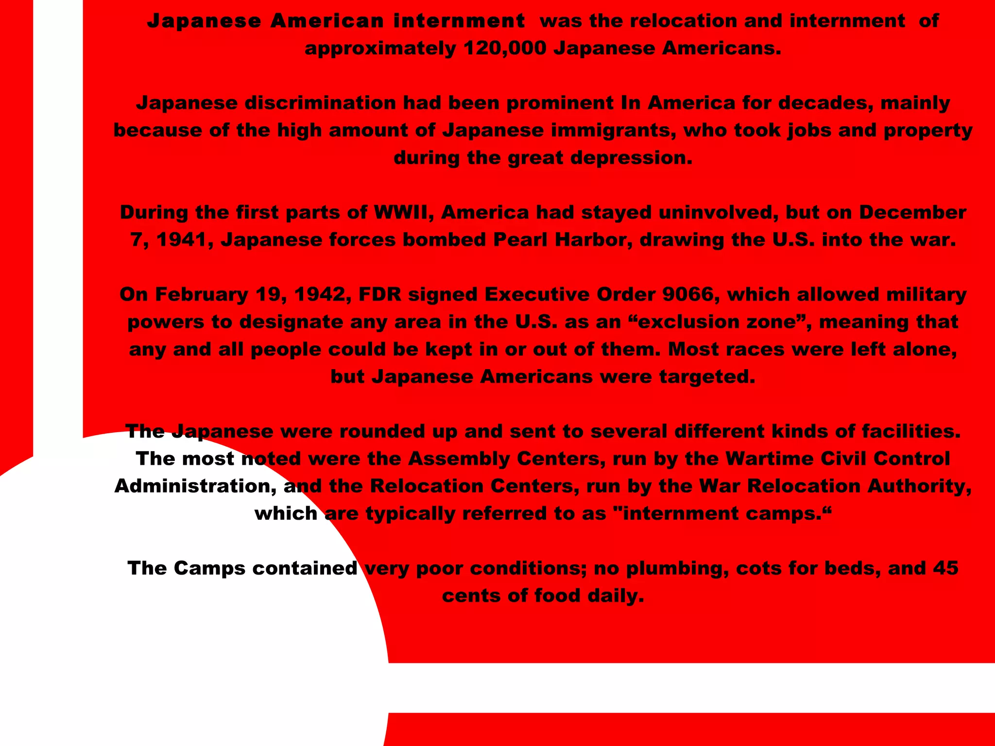 The Japanese Internments | PPT