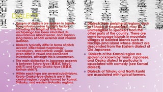 The japanese language | PPTX