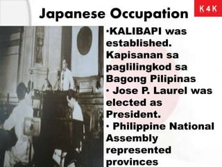 The Japanese Occupation | PPTX