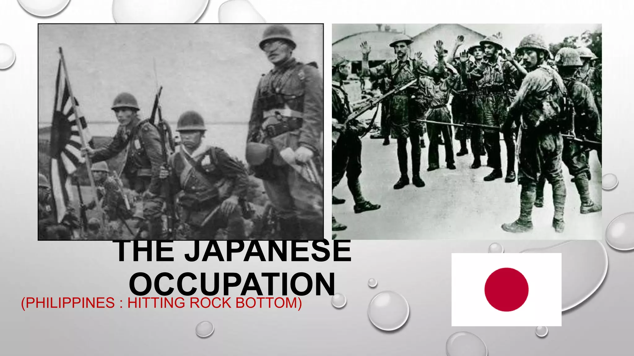 The Japanese Occupation in the Philippines | PPTX