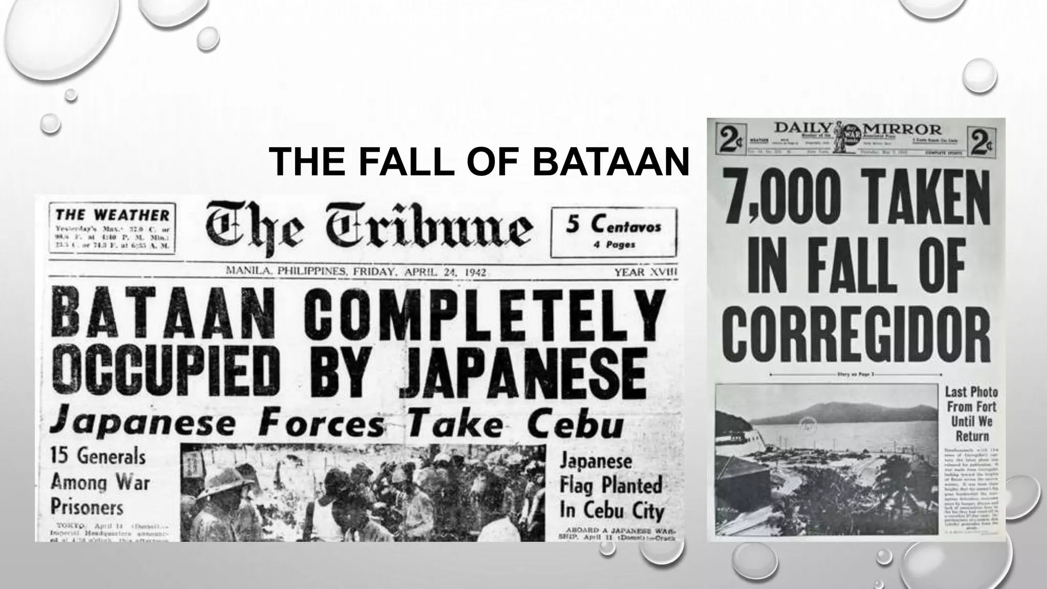 The Japanese Occupation in the Philippines | PPTX