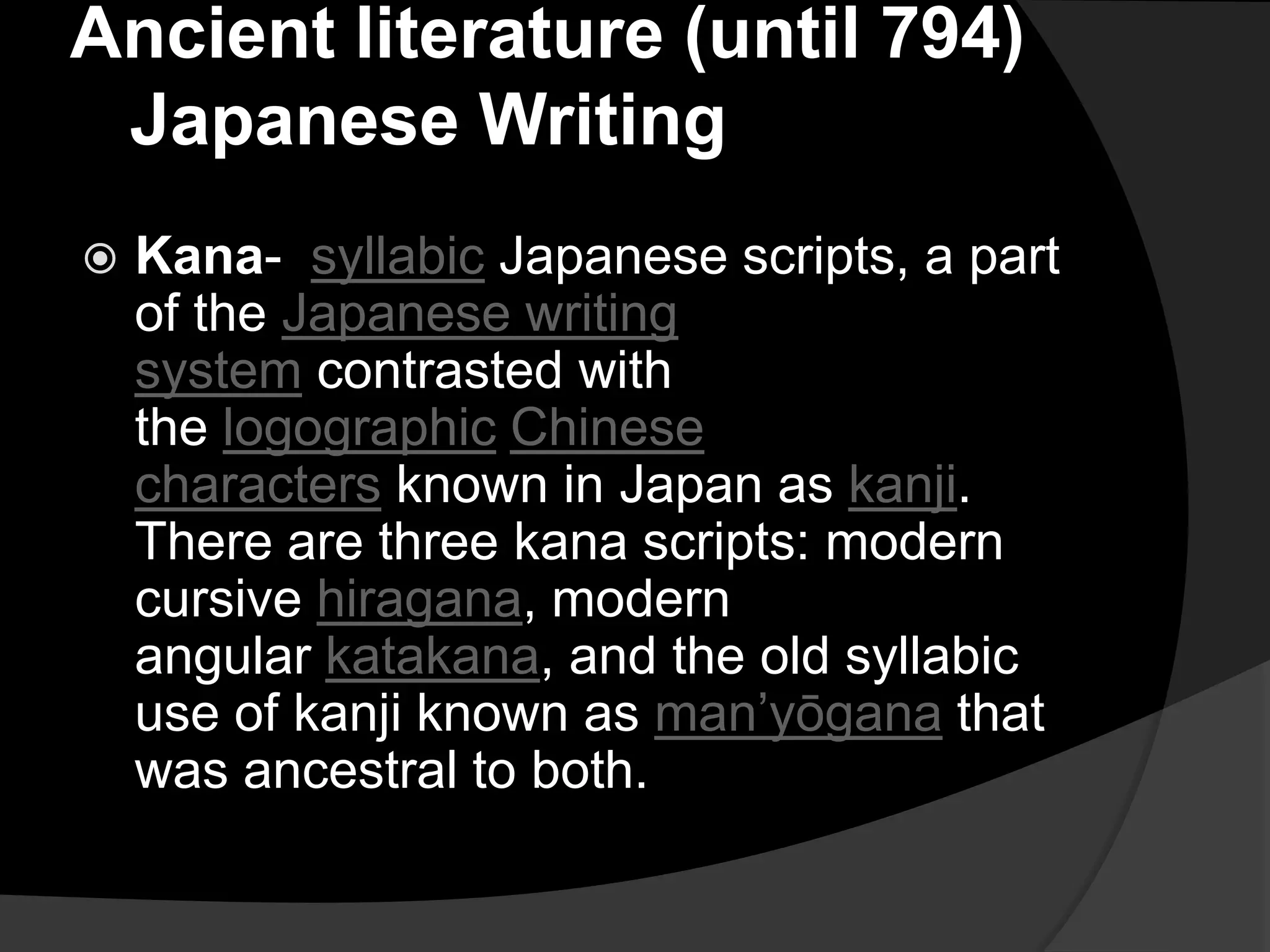 The japanese period | PPTX