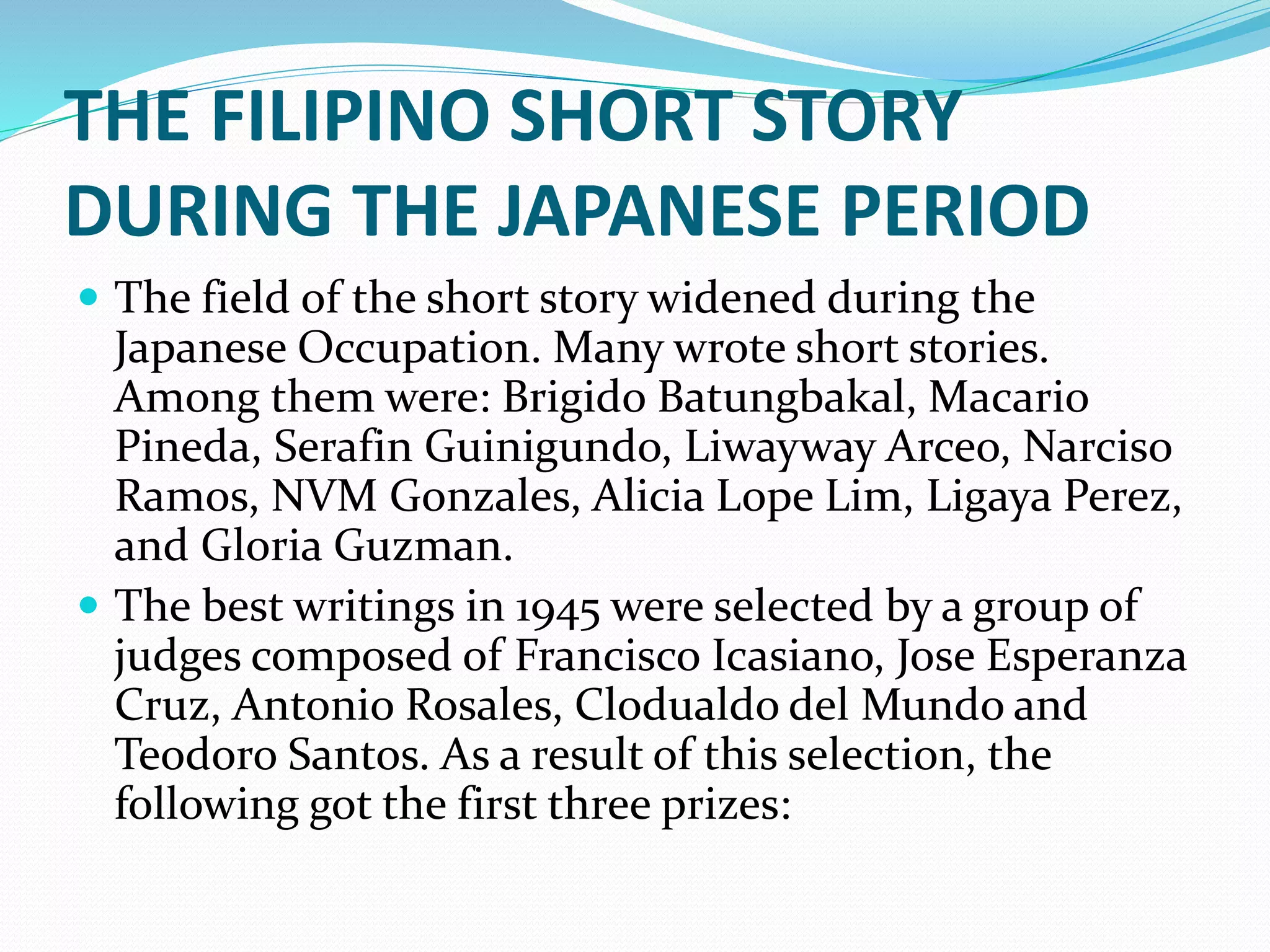 The japanese period (1941 – 1945) | PPTX