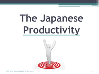 Productivity Management- The Japanese Philosophy | PPTX