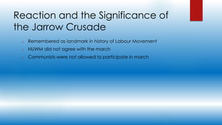 The jarrow crusade | PPT