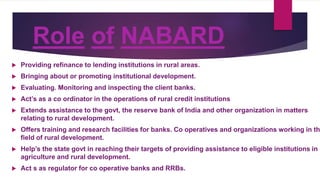 National Bank for Agriculture and Rural Development - Role, Functions ...