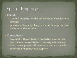 Introduction to java beans | PPT