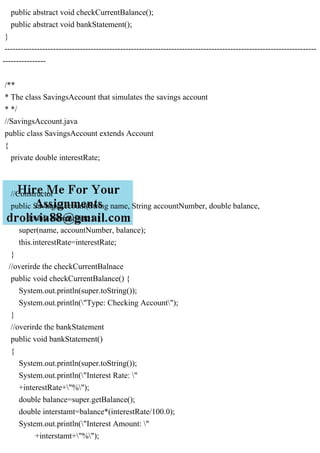 The java class Account that simultes the Account class.pdf