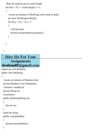 The java program Jumble that prompts user to enter nu.pdf