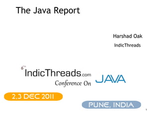 The Java Report - harshad oak | PDF | Programming Languages | Computing