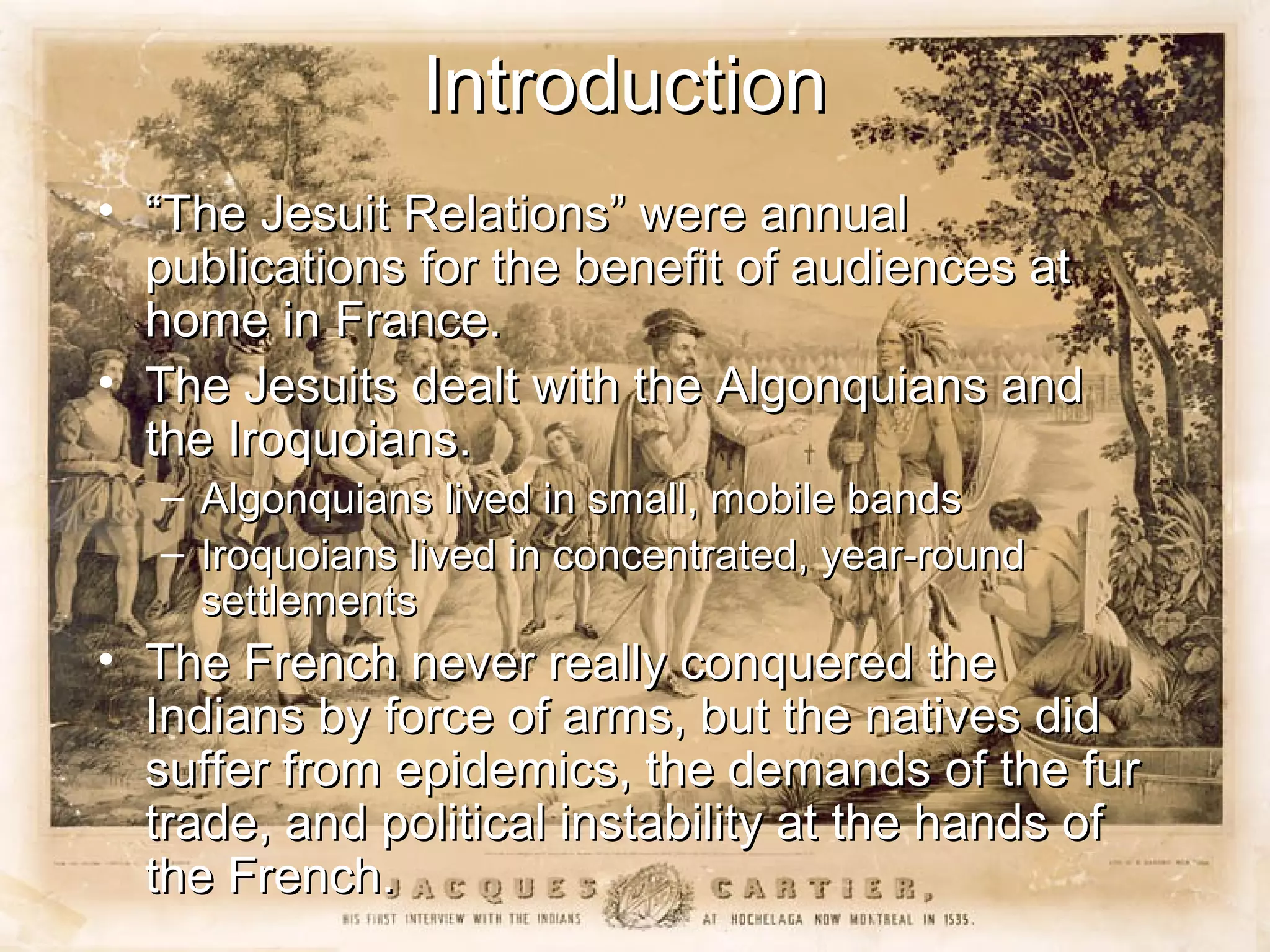 The jesuit relations | PPT