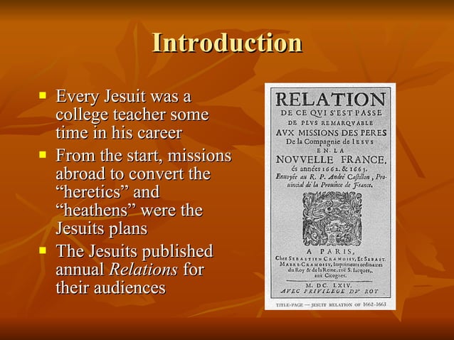The jesuit relations | PPT